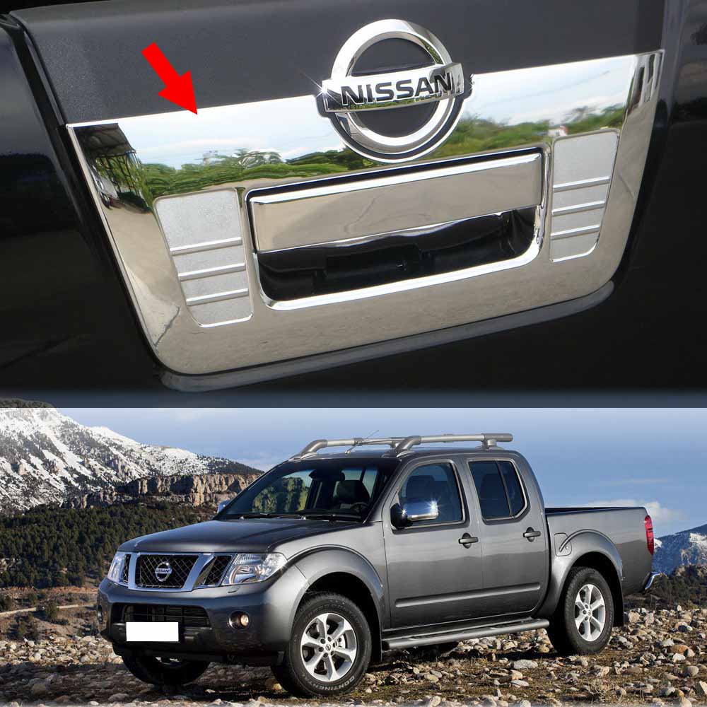 Tail Gate Tailgate Handle Cover Chrome Fits Nissan Navara D40 Pickup ...