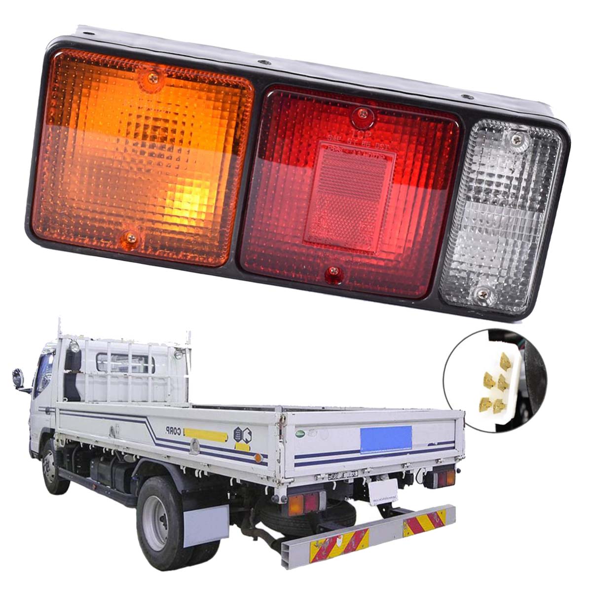 Fits Mitsubishi Canter Fuso Truck 355 1986 - 1995 96 Left Rear Tail ...