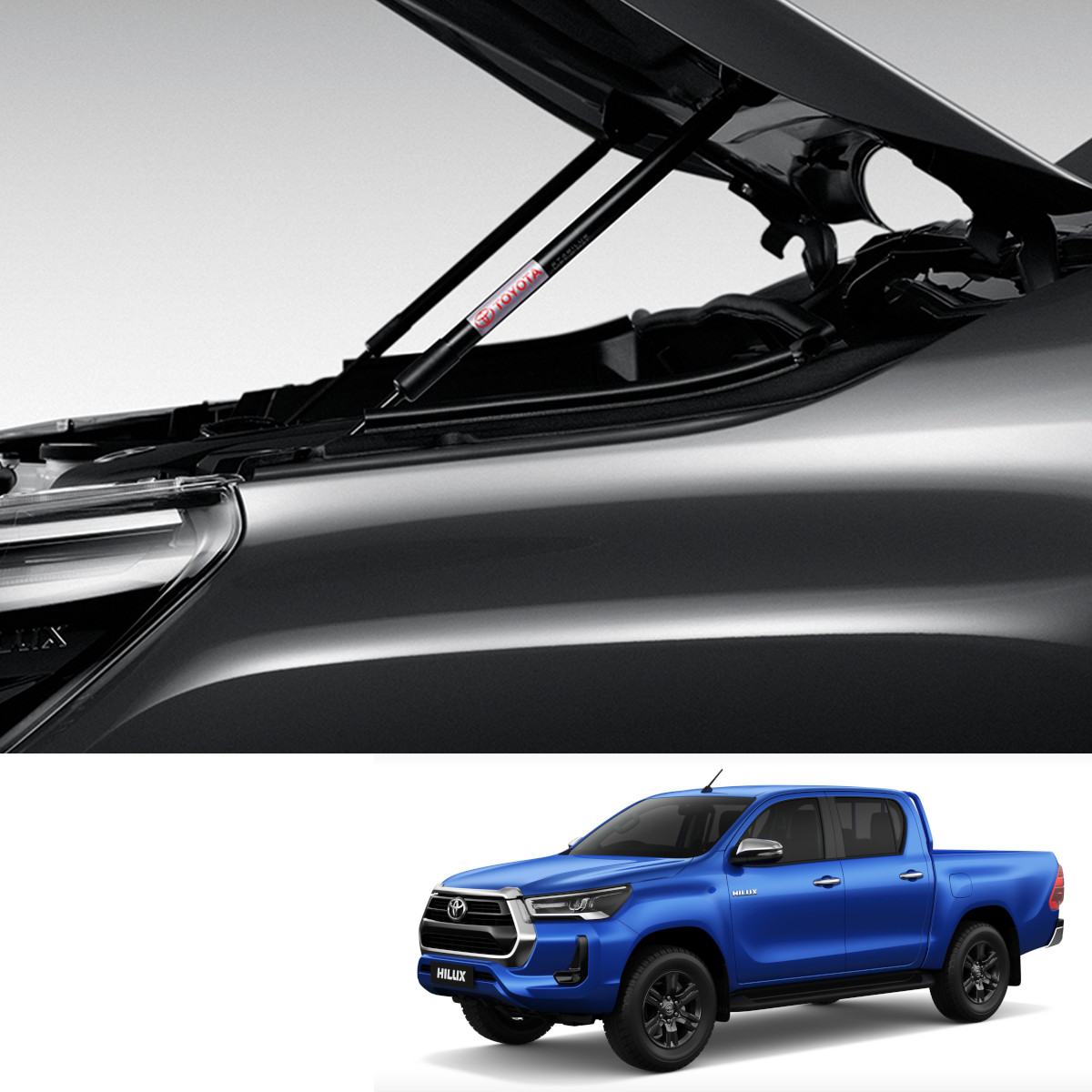 Fits Toyota Hilux Revo Prerunner 2021 22 Hood Lift Assist Accessories ...