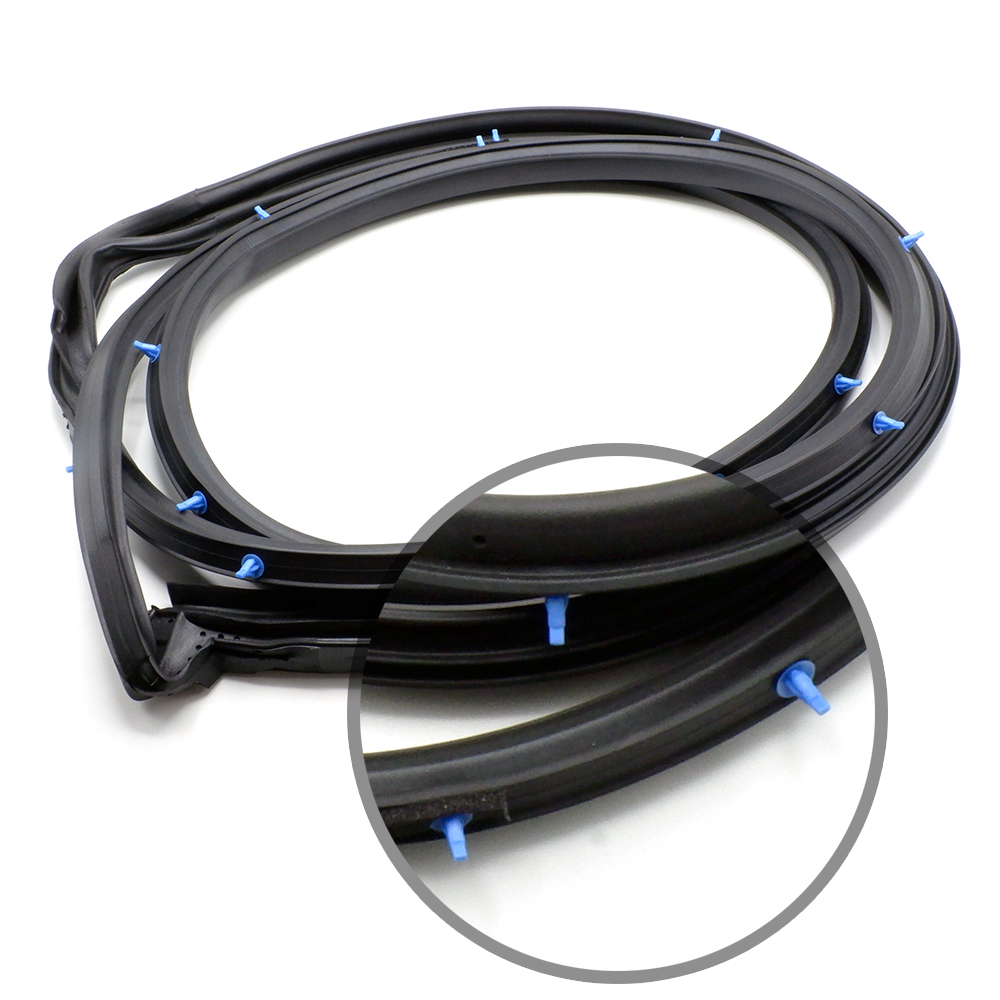Rear Left Door Seal Rubber Weatherstrip Black For Toyota Corolla 2003 ...