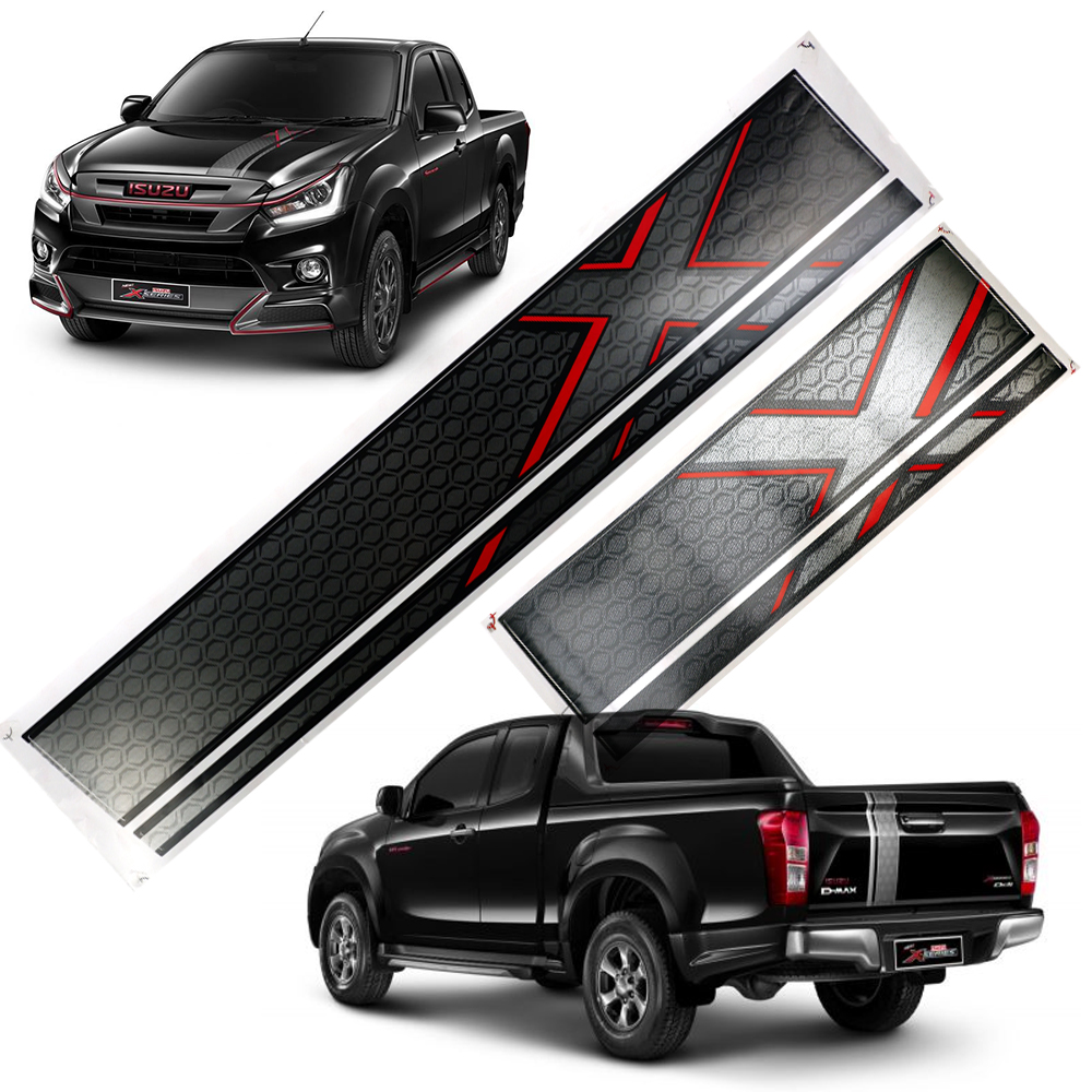 For Isuzu D Max 2018 2019 Sticker X Series Front Rear Hood Tailgate ...