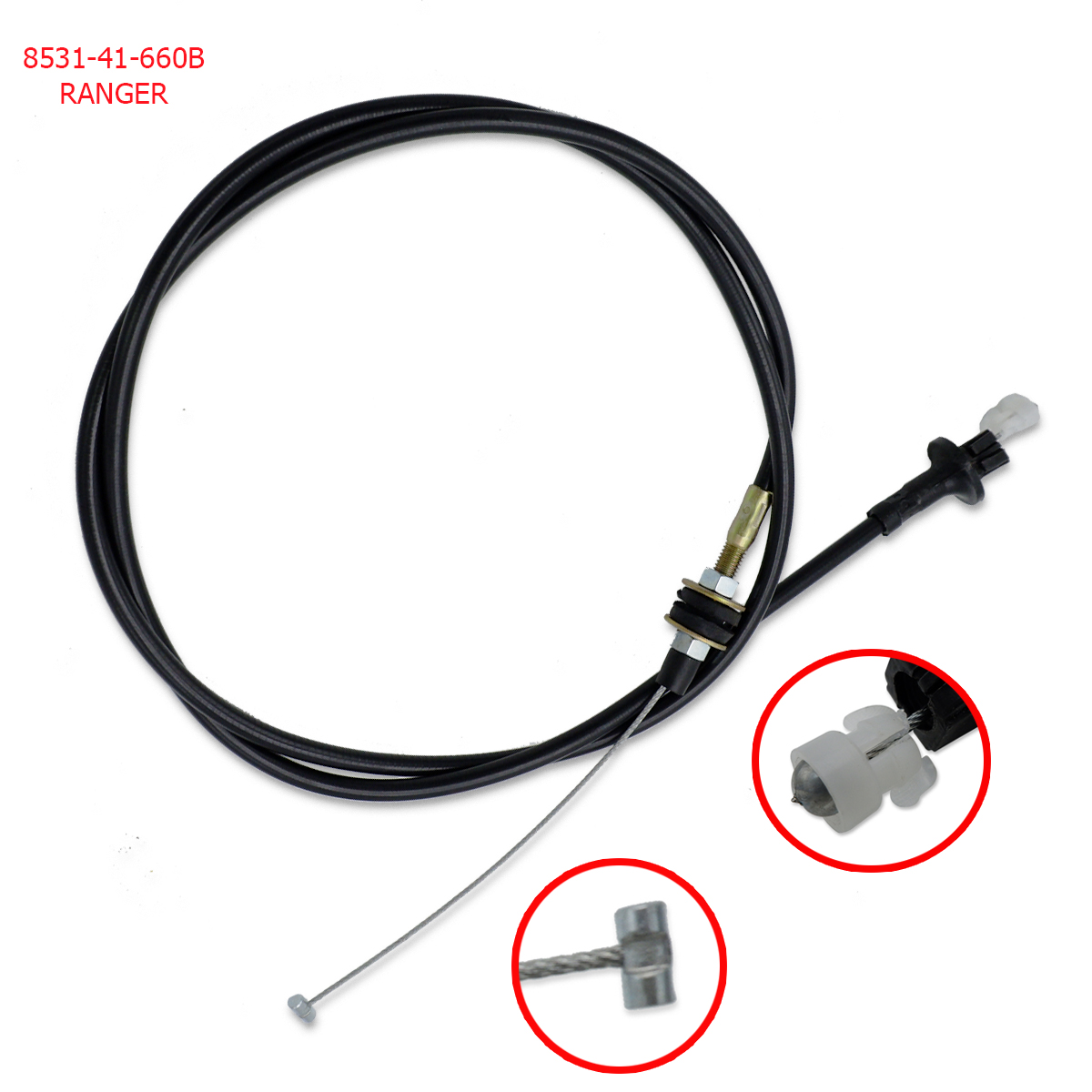 Fits Ford Ranger Pickup 1998 99 00 Accelerator Throttle Cable Black | eBay