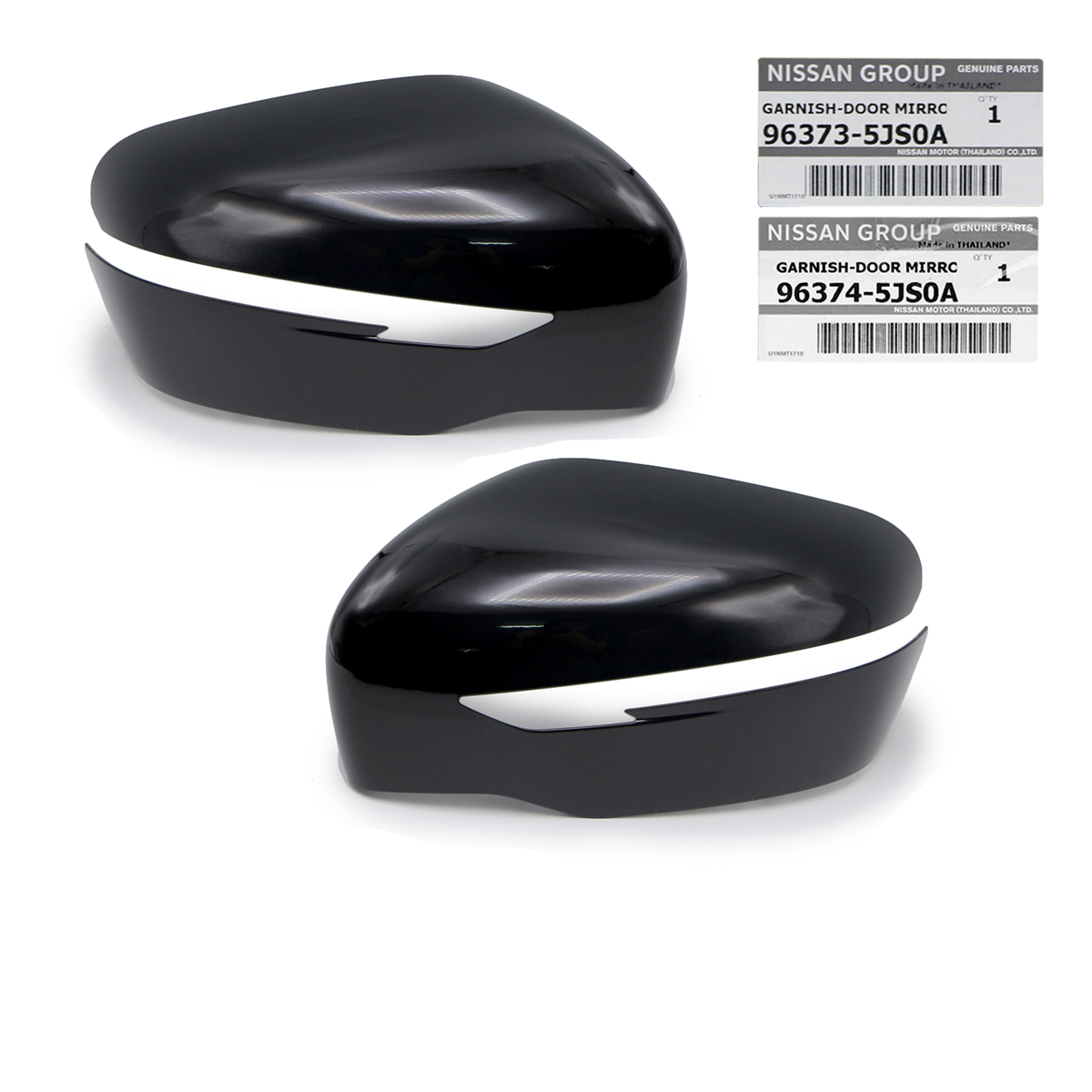 Fits Nissan Np300 Navara D23 2015 19 Pair Side Mirror Cover Genuine ...