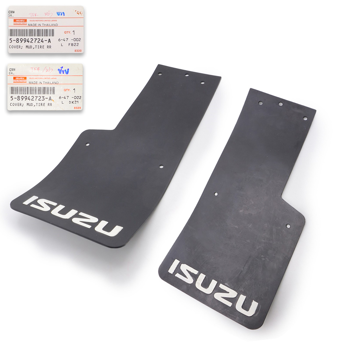 Fits Isuzu TFR TF KB 1995 02 Rear Rh+Lh Mud Flaps Splash Guard Genuine ...