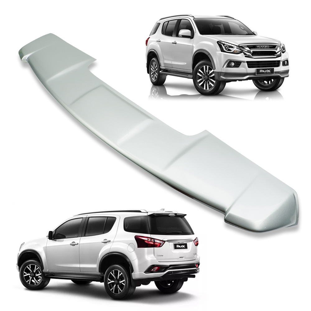 Spoiler tetto posteriore argento artico (529) finitura per Isuzu Mu-X Suv '17 - '19