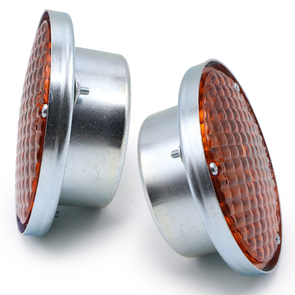 4.5" Orange Turn Signal Lamp Fits Jeep CJ3 CJ5 CJ6 CJ2A CJ3A CJ3B '45 ...