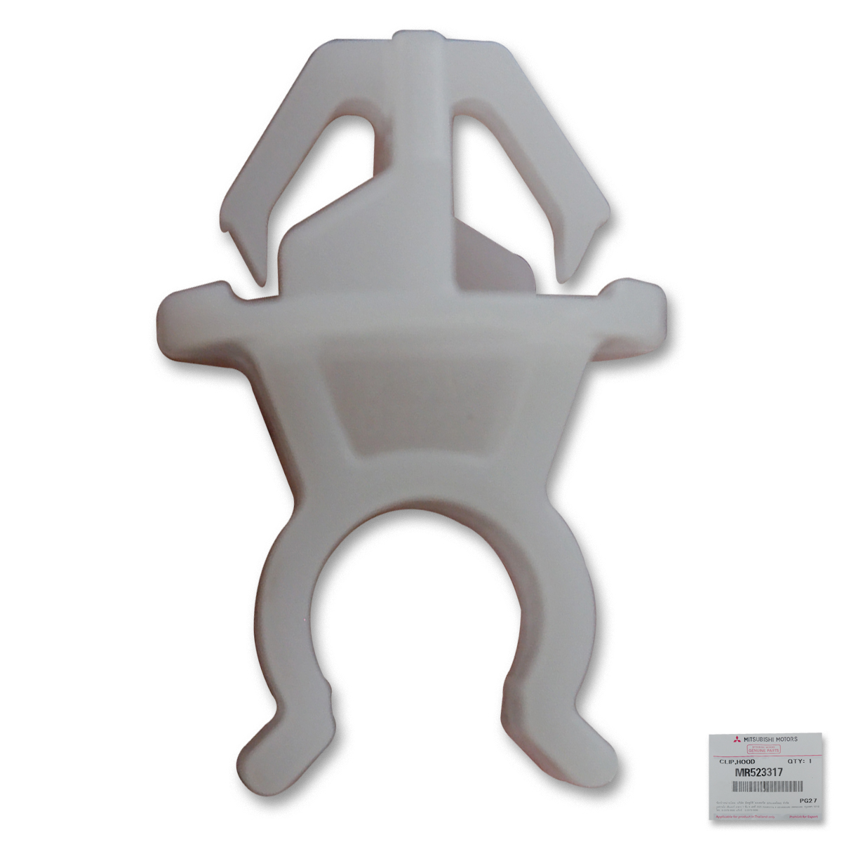 Mitsubishi OEM 02-14 Lancer Hood-support Rod Clip MR523317 for sale ...