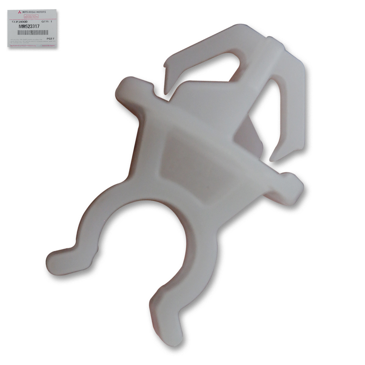 Mitsubishi OEM 02-14 Lancer Hood-support Rod Clip MR523317 for sale ...