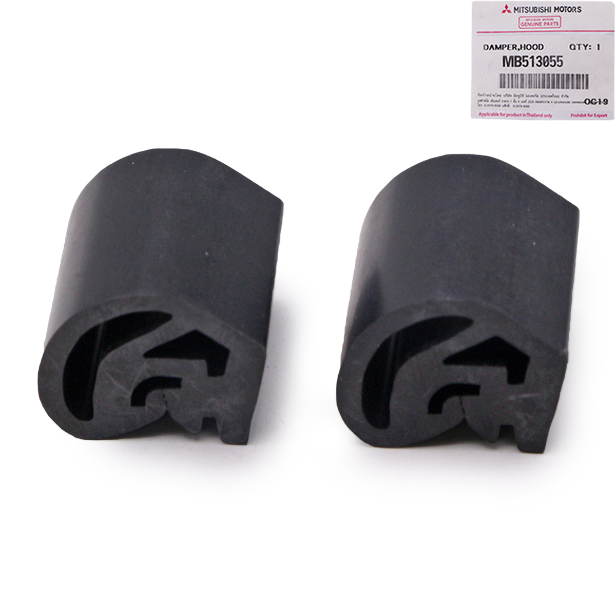 Genuine Mitsubishi Hood Bumper MB513055 for sale online | eBay