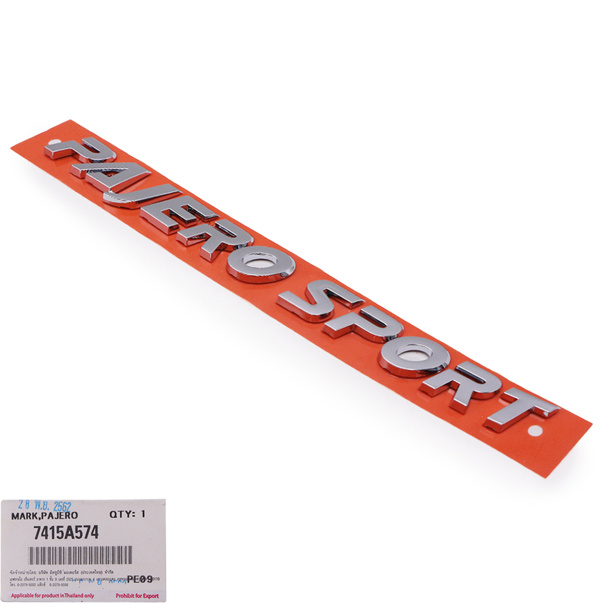 7415A574 Rear Mark Name Plate For Mitsubishi Sport 2020-22 for sale ...