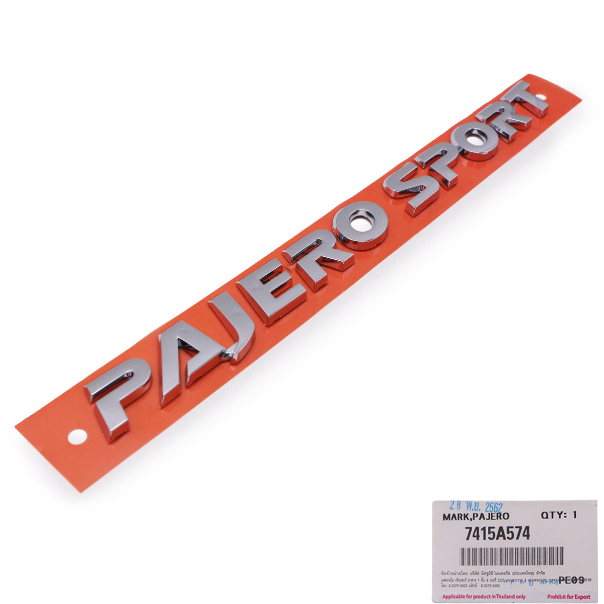 7415A574 Rear Mark Name Plate For Mitsubishi Sport 2020-22 for sale ...