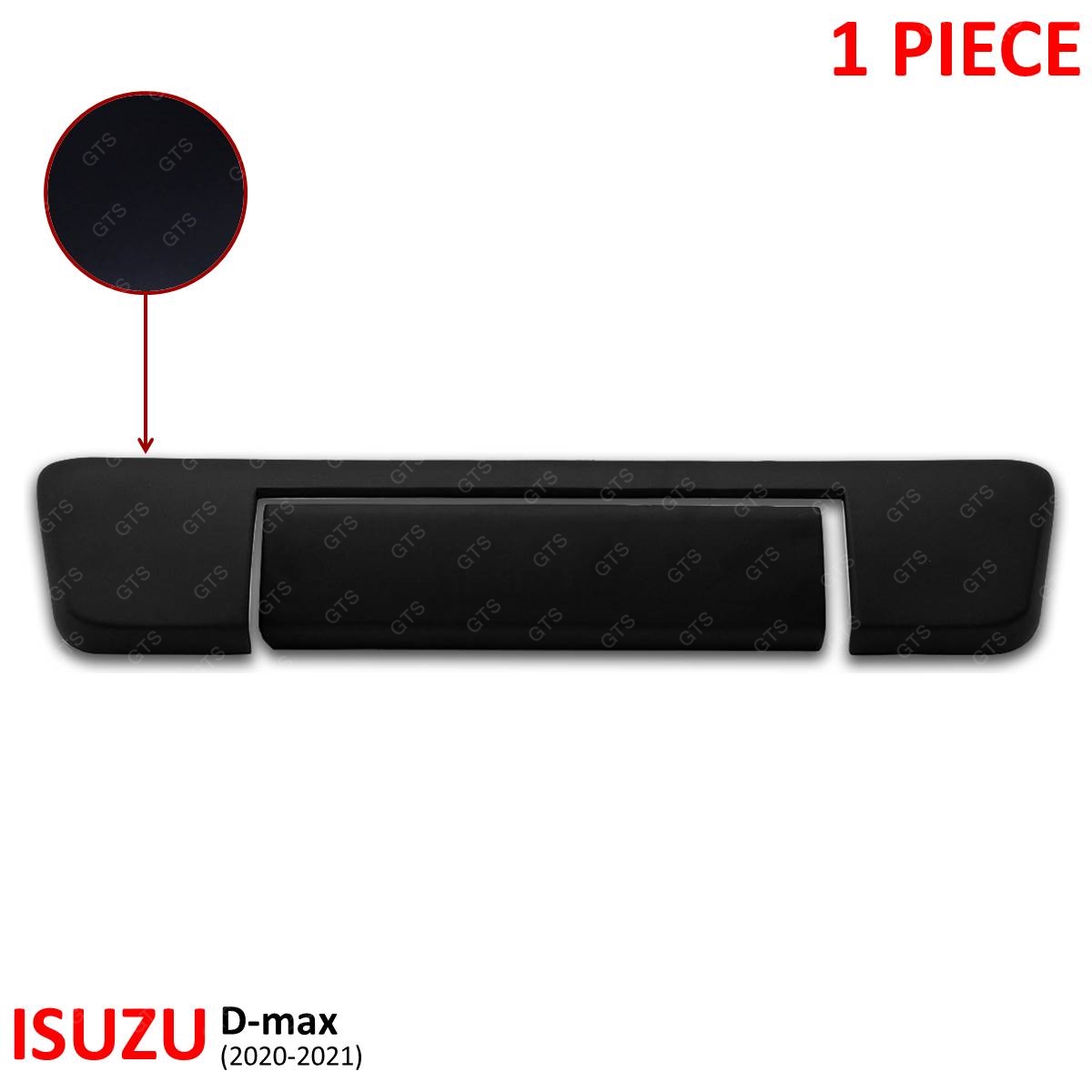Matte Black Rear Handle Tailgate Cover Trim Fits Isuzu D-max V-Cross ...