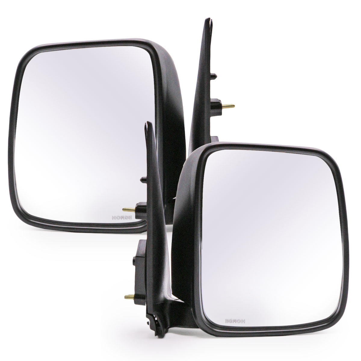 Pair Manual Wing Side Mirror Convex Fits Toyota Commuter, Hiace 2005 ...