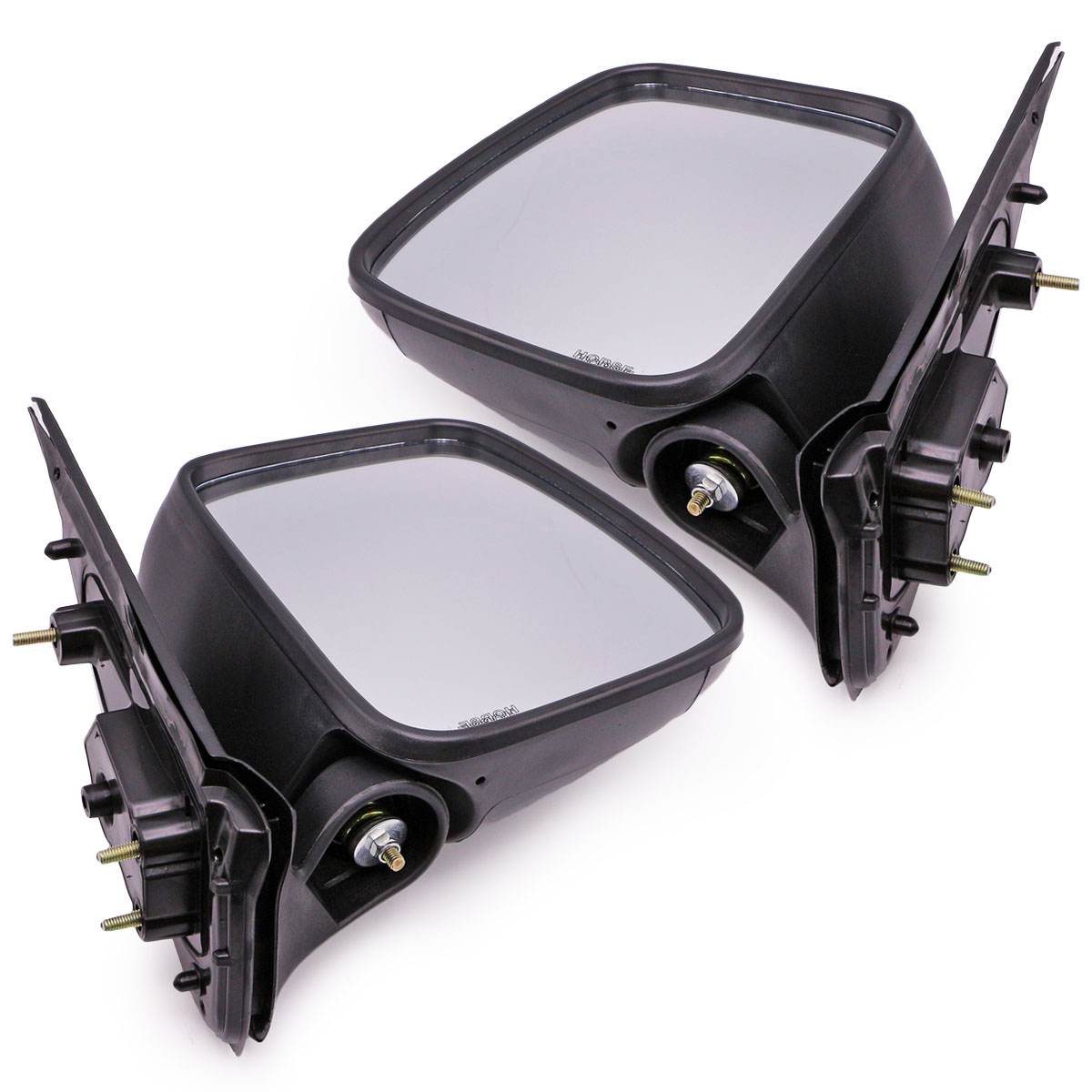 Pair Manual Wing Side Mirror Convex Fits Toyota Commuter, Hiace 2005 ...