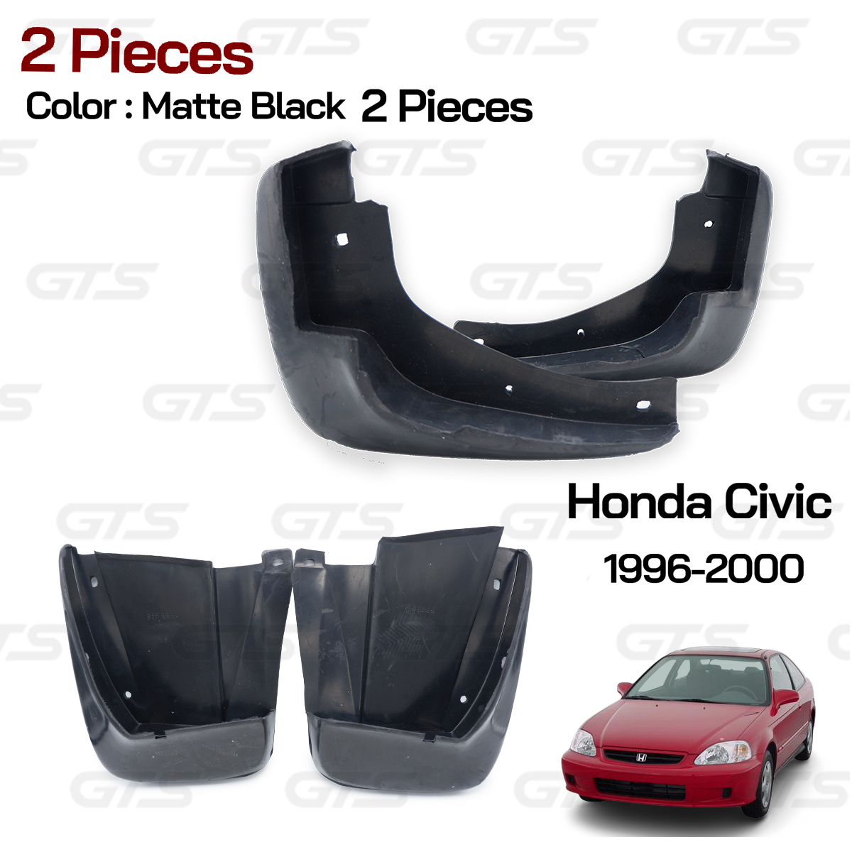 Front Rear Splash Guards Mud Flaps For Honda Civic Sedan 1996 2000 | eBay