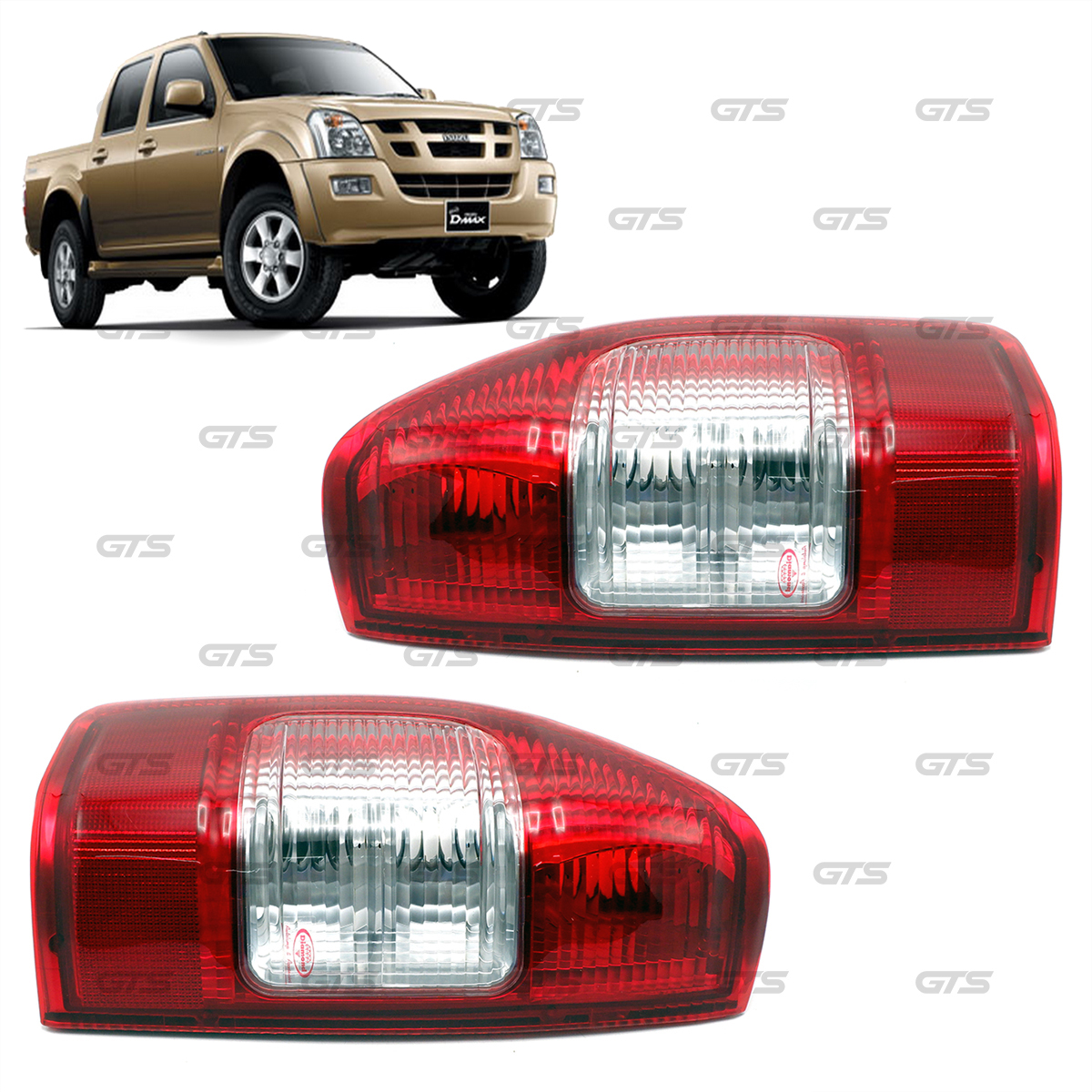 Pair Rear Tail Lights Lamp Fits Isuzu D-Max Dmax Pick Up 4x2 4x4 '02 '06 | eBay