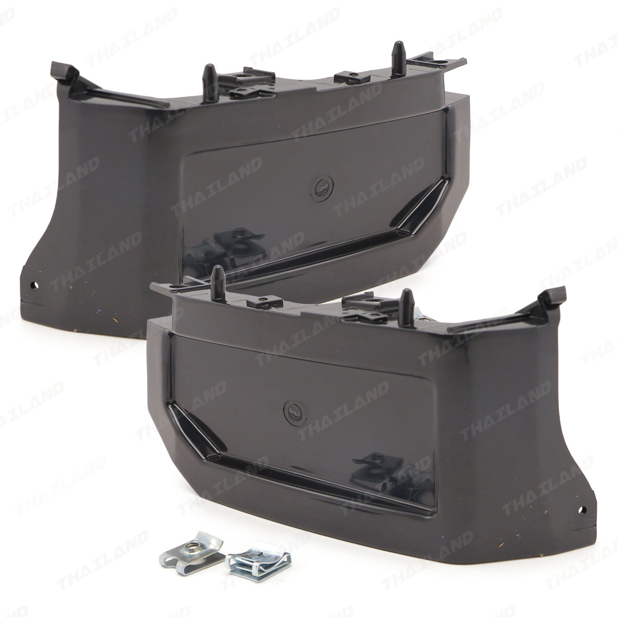 Fits Nissan Frontier Navara D40 Wide Body 2006 - '14 Front Lh+Rh Bumper ...