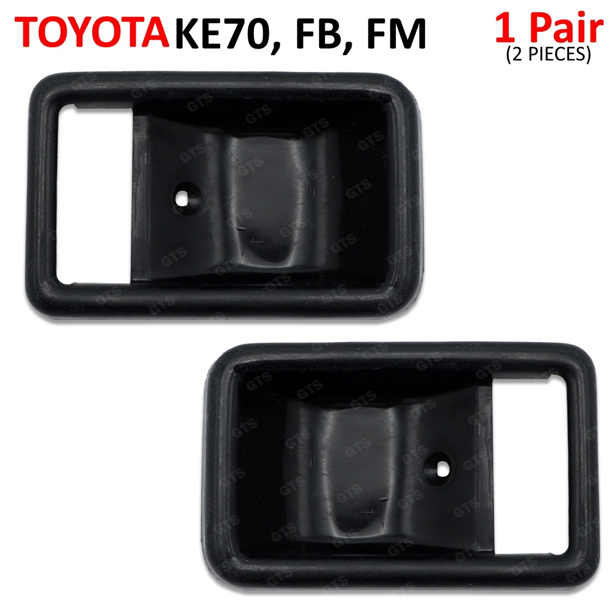 Pair Inner Door Handle Cup Bezel Fits Toyota Corolla KE70 75 TE71 72 ...