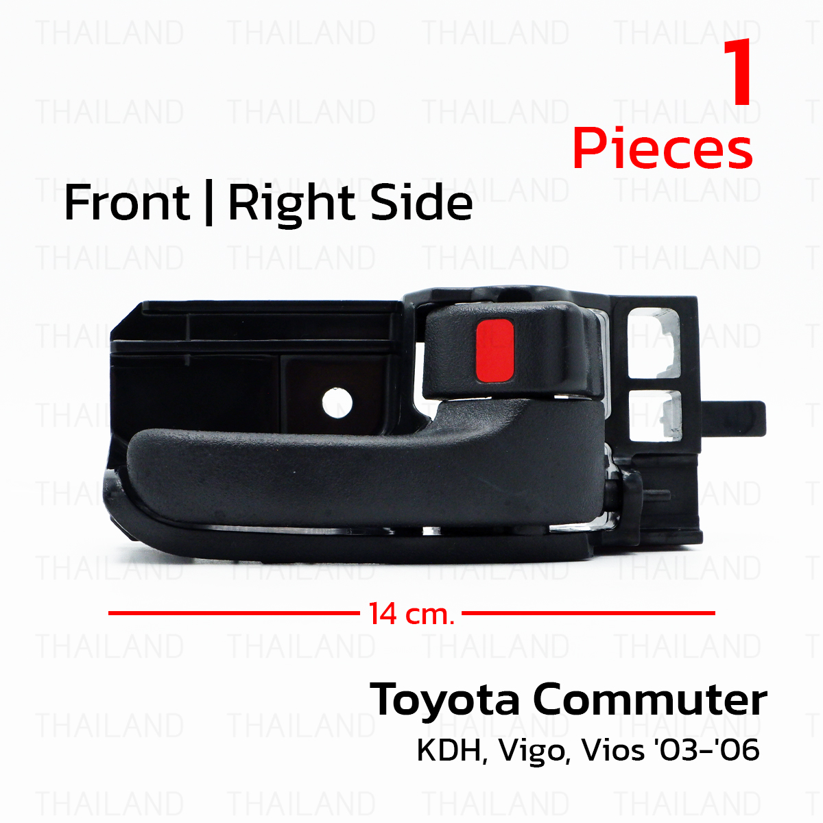 Front Right Inner Door Handle Fits Toyota Hiace 05-18 Hilux 05-14 Vios ...