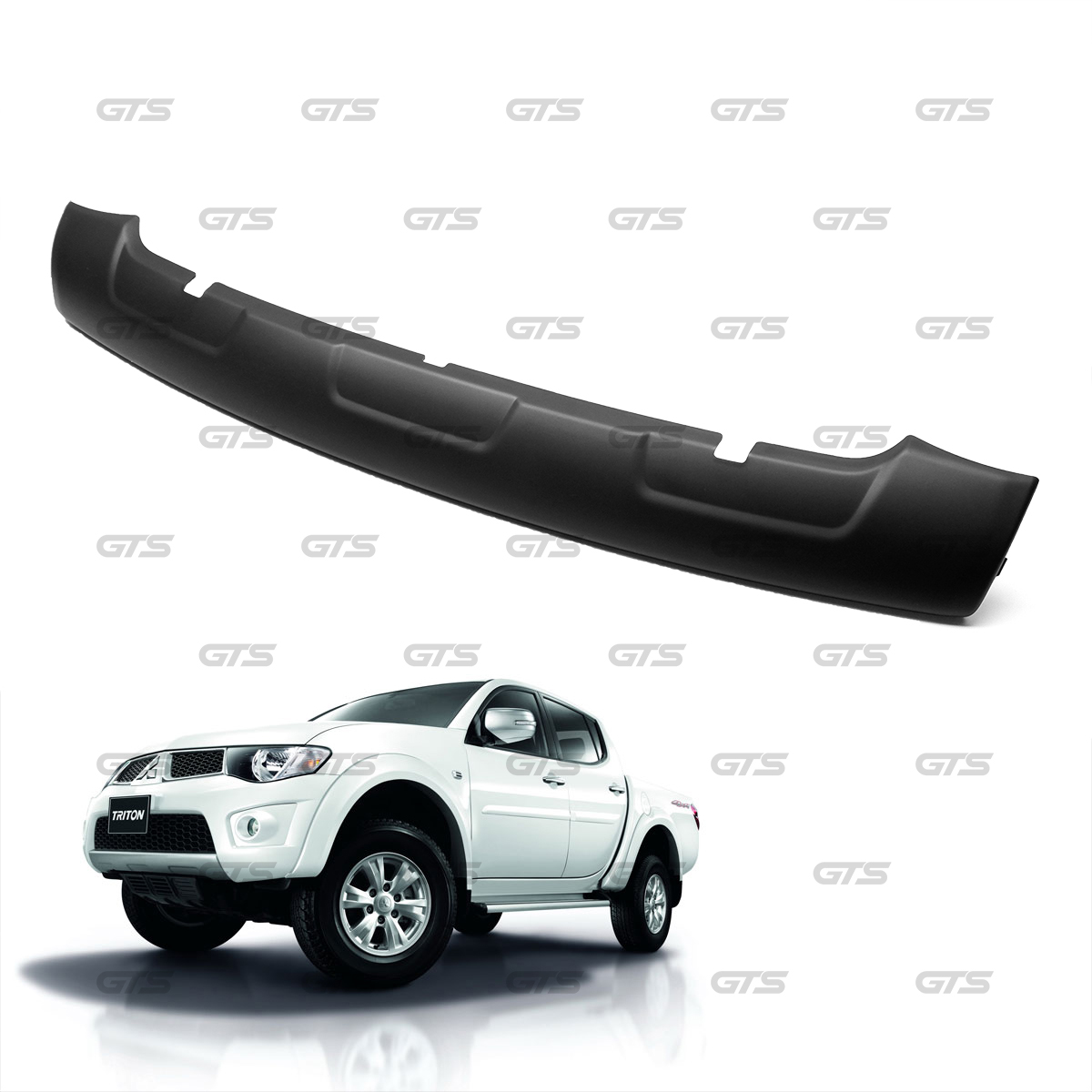 Fits Mitsubishi L200 Triton 2009 14 Extension Front Cladding Under ...