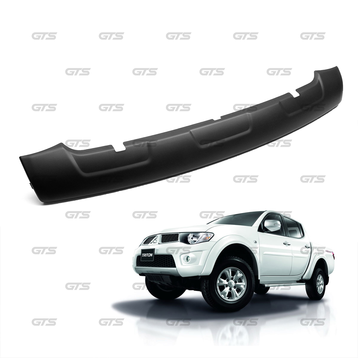 Fits Mitsubishi L200 Triton 2009 14 Extension Front Cladding Under ...