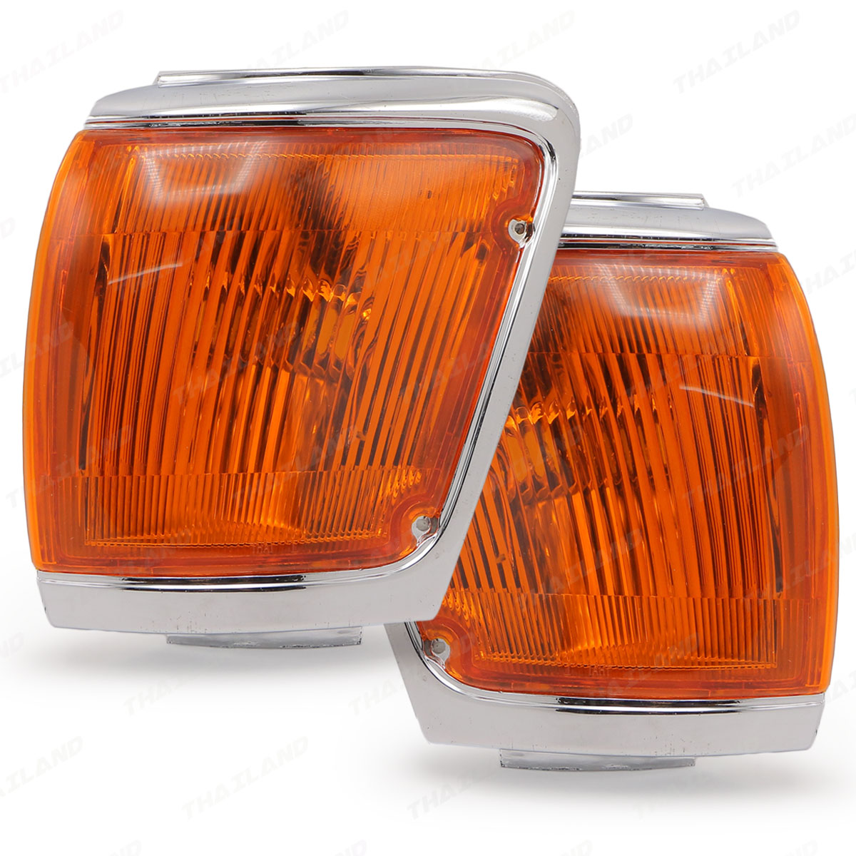 Indicatore Segnale Giro Angolo Luce Cromato Adatto Toyota Mighty-X4WD 1996-'97