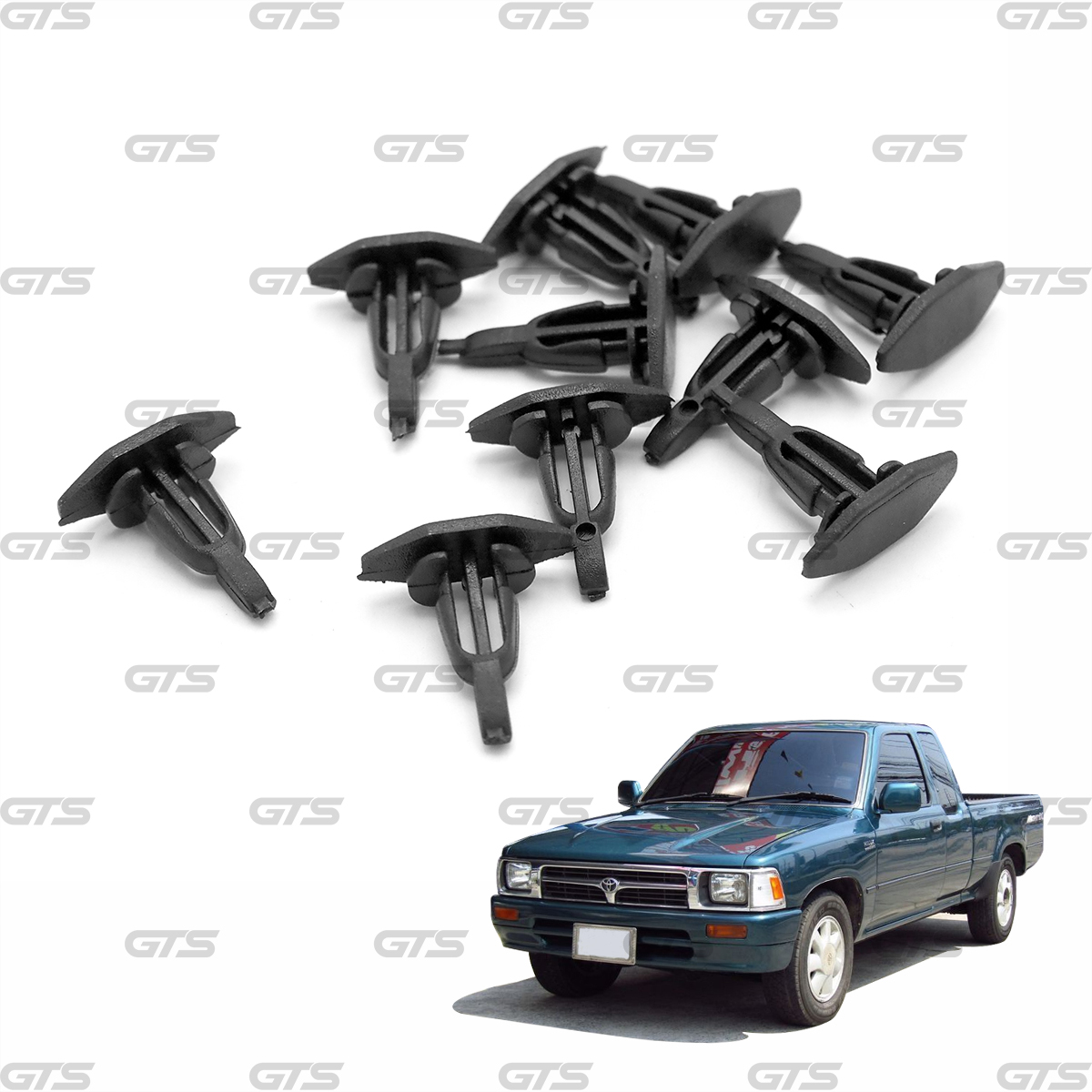 10x Clips Retainer Door Weatherstrip Fits Toyota Migthy-X Hilux Vigo ...