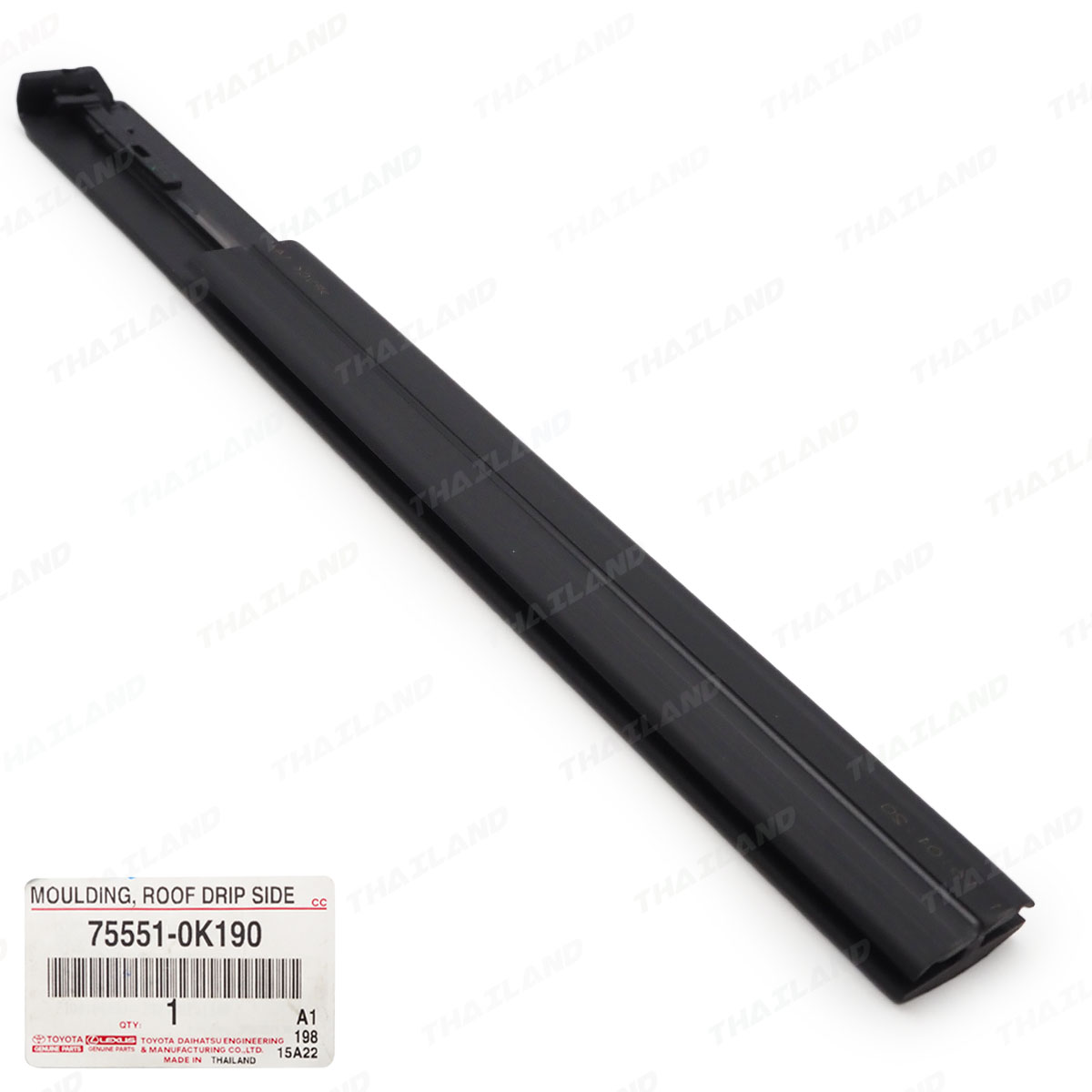 Right Moulding Roof Drip Side 75551-0K190 Fits Toyota Fortuner SUV 2016 ...