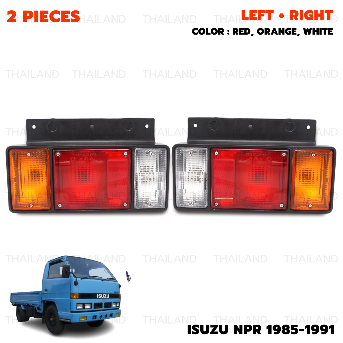 For Isuzu ELF NPR UNIVERSAL 1985 - 91 Rear Pair Tail Light Lamp ...