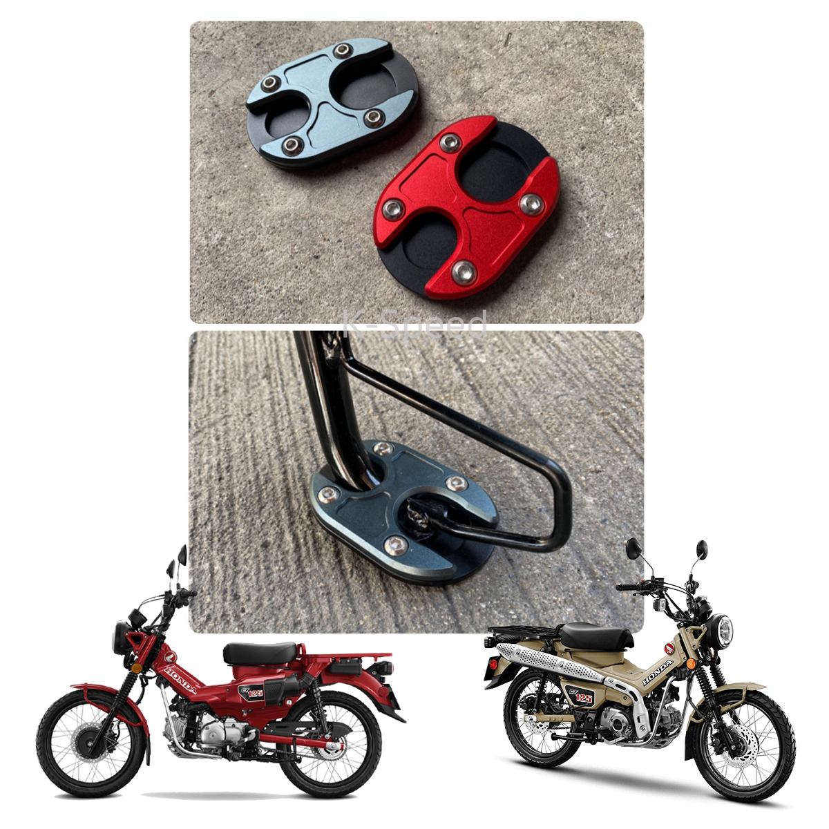 Side Kickstand Foot For Honda CT125 125cc CT 125 Hunter Cub 2022 - '23 ...