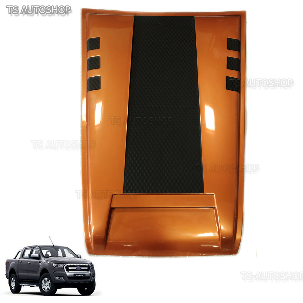 Scoop Bonnet Orange WILDTRAK Hood Raptor Cover Fit Ford Ranger T6 Ute ...